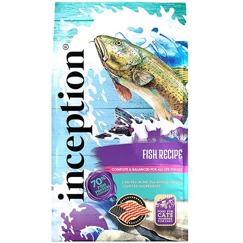 Inception® Dry Cat Food Fish Recipe – Complete and Balanced Cat Food ...