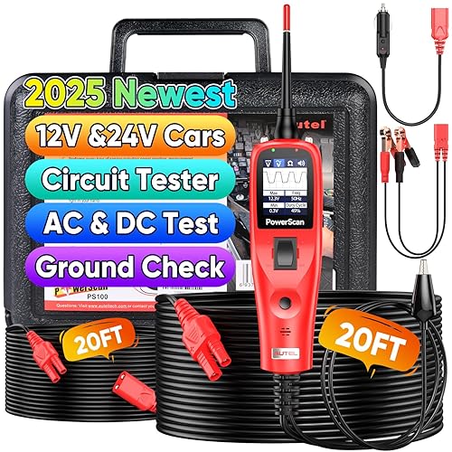 2025 Autel PowerScan Automotive Circuit Tester, 12V-24V Power Circuit ...