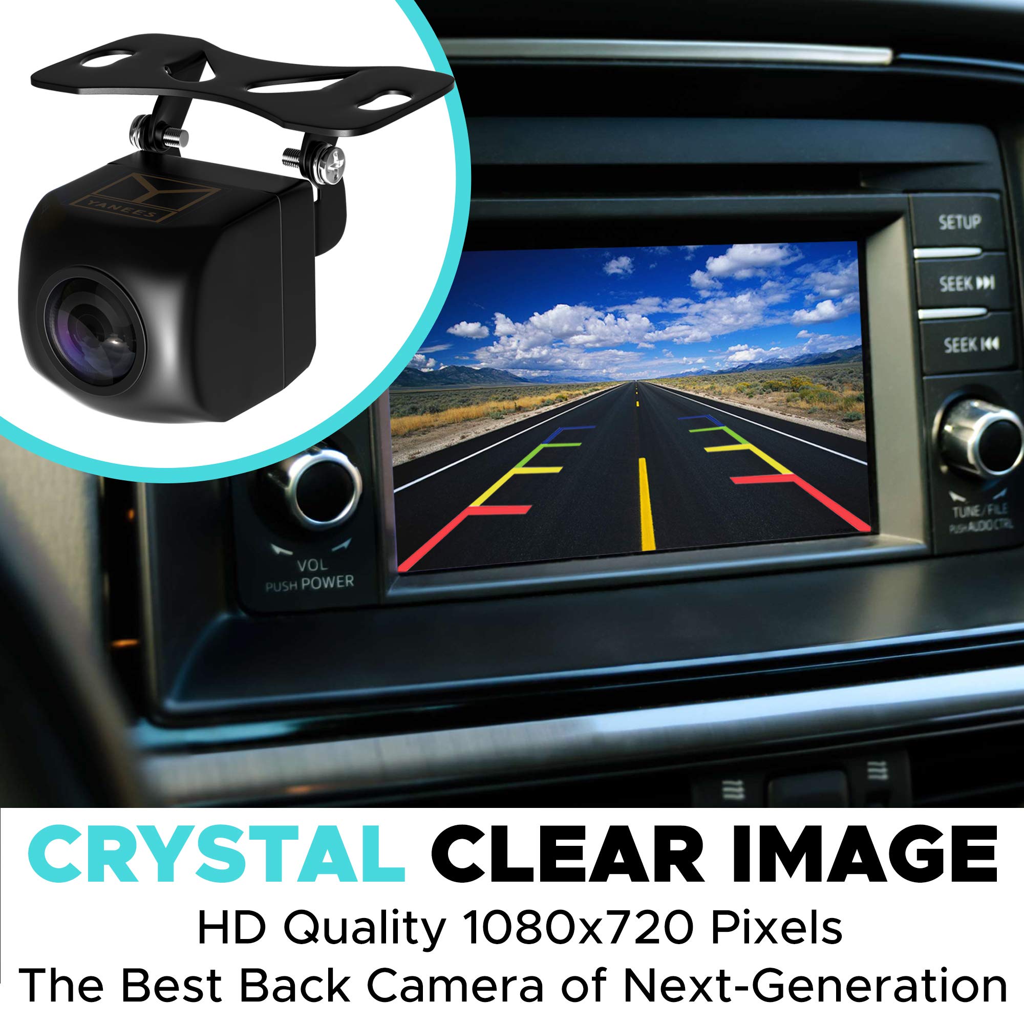 HD Backup Camera Night Vision - Reverse Camera For Car - Waterproof ...