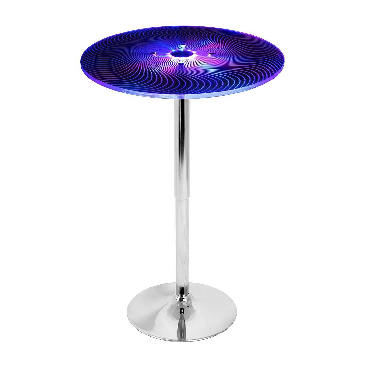 LumiSource Spyra LED Light-Up Bar Table: Amazon.co.uk: Kitchen & Home