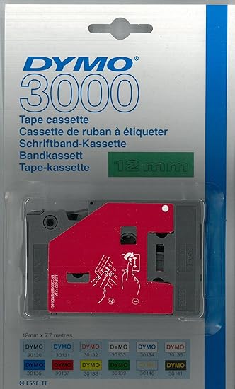Dymo Tape cassette für Dymo 3000 schwarz auf weiß: Amazon.de ...