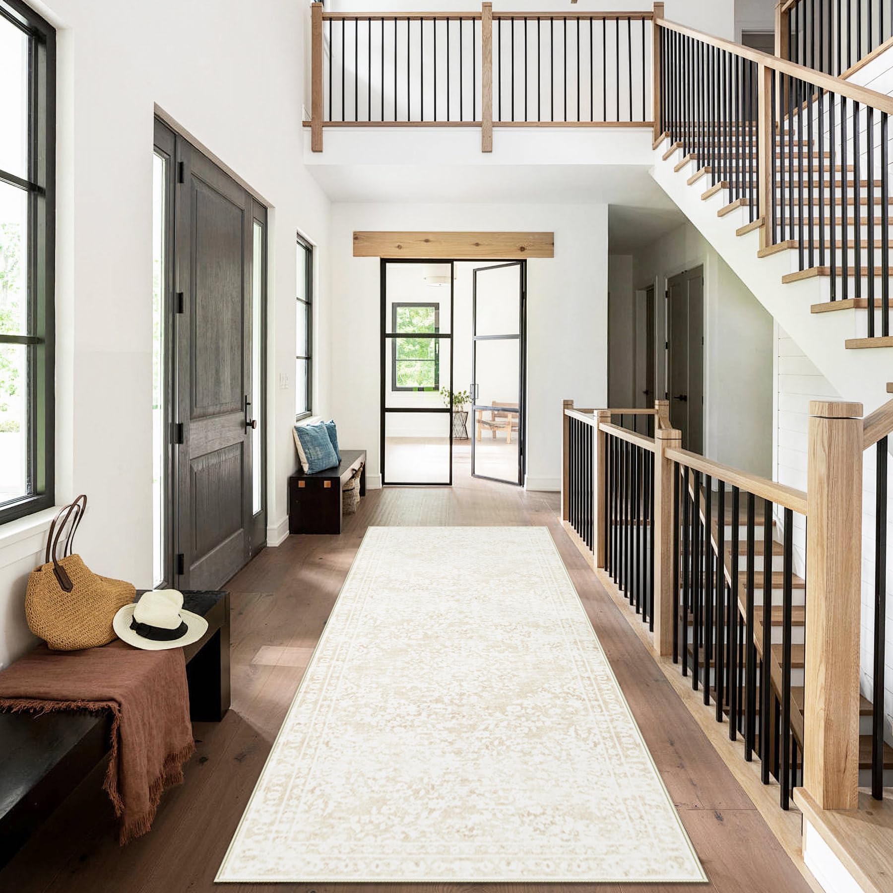 Runner Rug 2x6 Entryway Rug - Machine Washable Vintage Boho Area Rug ...