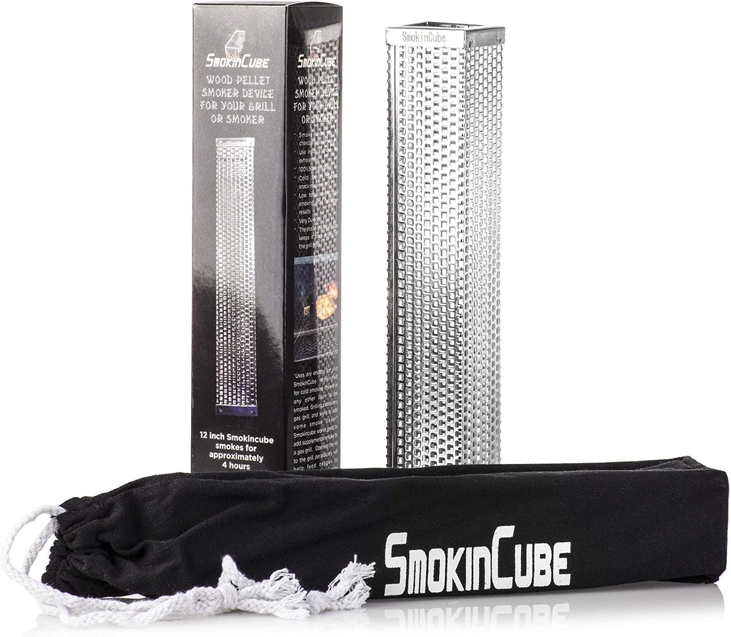 Amazon.com : Smokincube Stainless Steel Wood Pellet Smoker Tube for ...