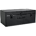 Amazon.com: Seward Trunk Barracks Footlocker, Black, One Size : Home ...