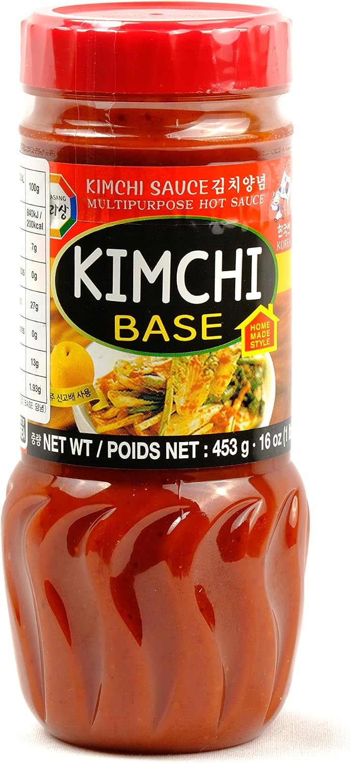 WANG Salsa Kimchi para marinar Verduras Kimchi Base 453g: Amazon.es ...