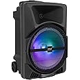 Amazon.com: Pyle Wireless Portable PA Speaker System - 800W Powered Bluetooth Indoor & Outdoor ...