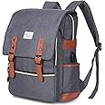 Amazon.com: Modoker Vintage Laptop Backpack for Women Men,Travel ...