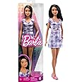 Amazon.com: Barbie Fashionistas Doll #199, Curvy & Tall with Wavy Black ...
