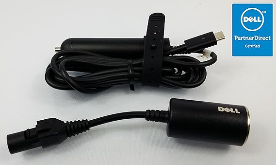 Dell 65-Watt Auto Air Adapter, USB Type-C: Amazon.co.uk: Electronics