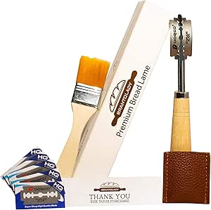 Amazon.com: Bread Lame Scoring Tool Set - Premium Pack Stainless Steel ...