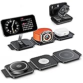 Amazon.com: JARGOU[2 Picks] 3 in 1 Wireless Charger, Fast Charging ...
