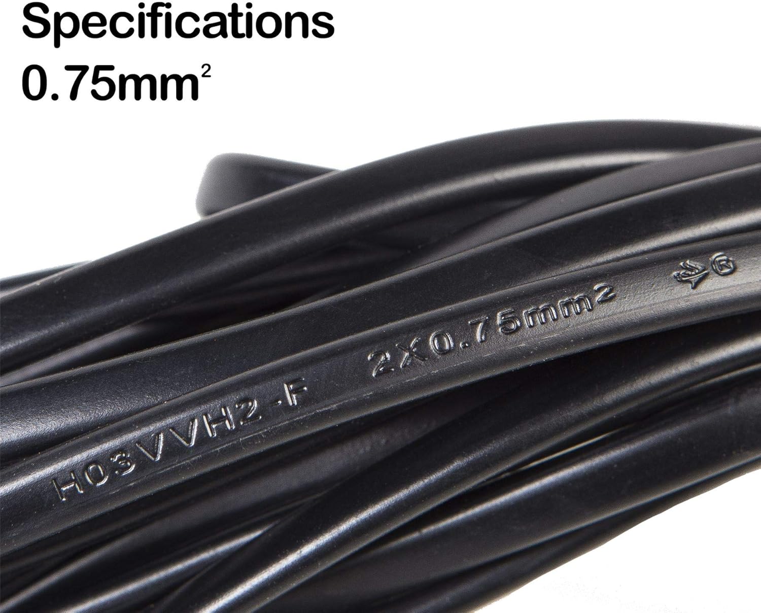 Figure of 8 Mains 3m Power Cable – BigaMart