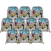 Amazon.com: Wizard Castle Drawstring Bags Kids Birthday Party Supplies ...