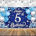 Amazon.com: KatchOn, Happy 5th Birthday Banner - XtraLarge, 72x44 Inch ...
