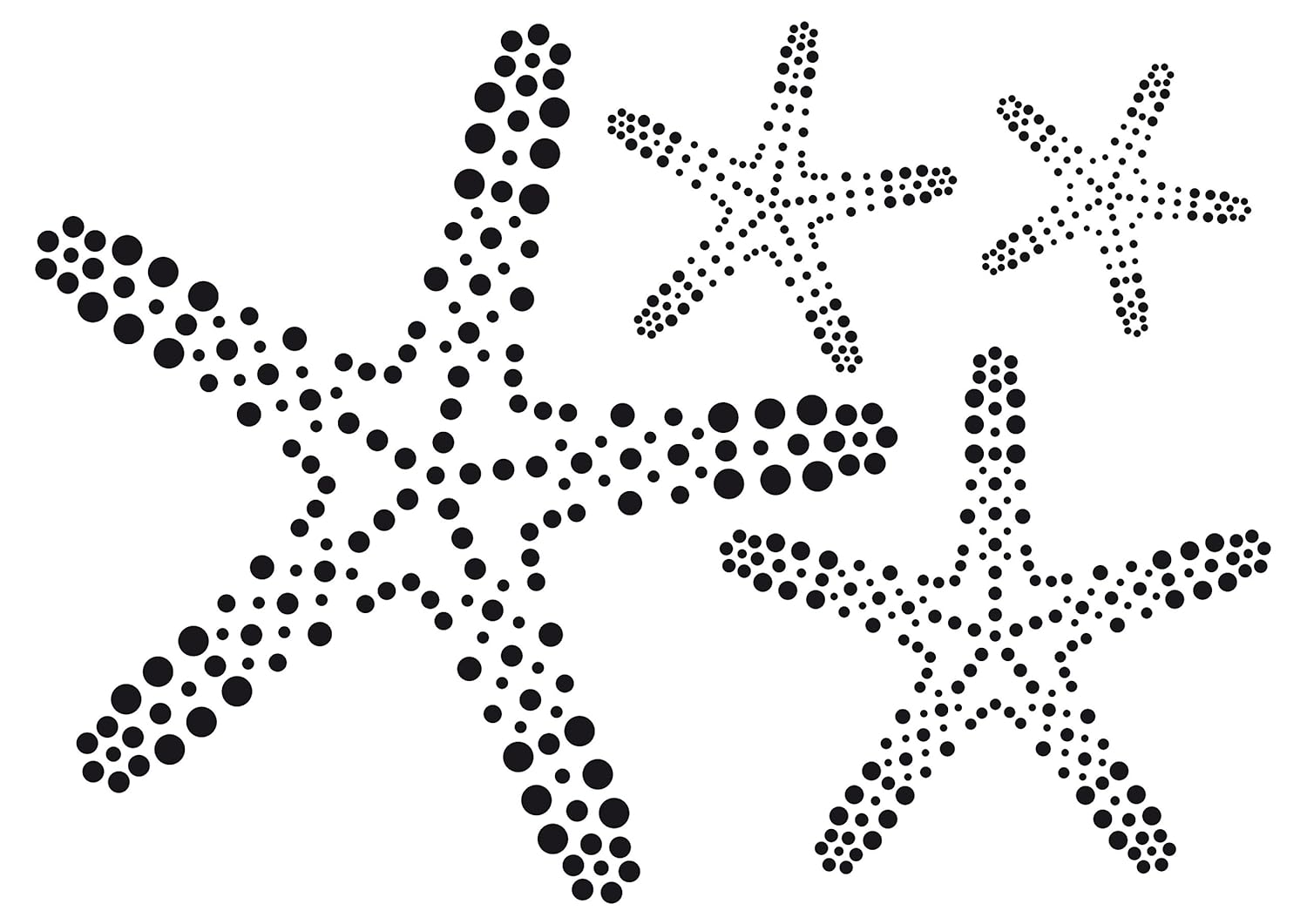 Artemio A4 Sea Star Stencil: Amazon.co.uk: Kitchen & Home