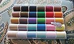Amazon.com: LEONIS 30 Color Set of Polyester All-Purpose Sewing Threads ...