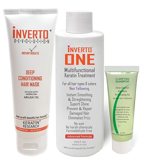 INVERTO ONE Formaldehyde-Free Keratin Hair Treatment for Curly Hair by ...