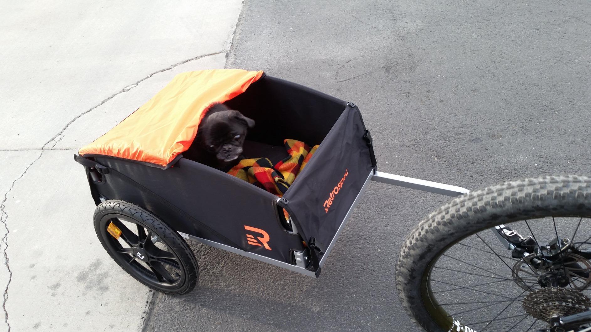 $23/mo - Finance Retrospec Rover Hauler Cargo Bike Trailer with Folding ...