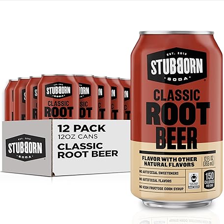 Mua STUBBORN SODA, Classic Root Beer, 12oz Cans (12 Pack) trên Amazon ...