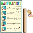 Amazon.com: ADOGEO Cubes Math Poster - Math Matters Classroom Decor ...