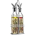 Amazon.com: Gourmia GVD9990 Oil and Vinegar Dispenser Set - Elegant ...