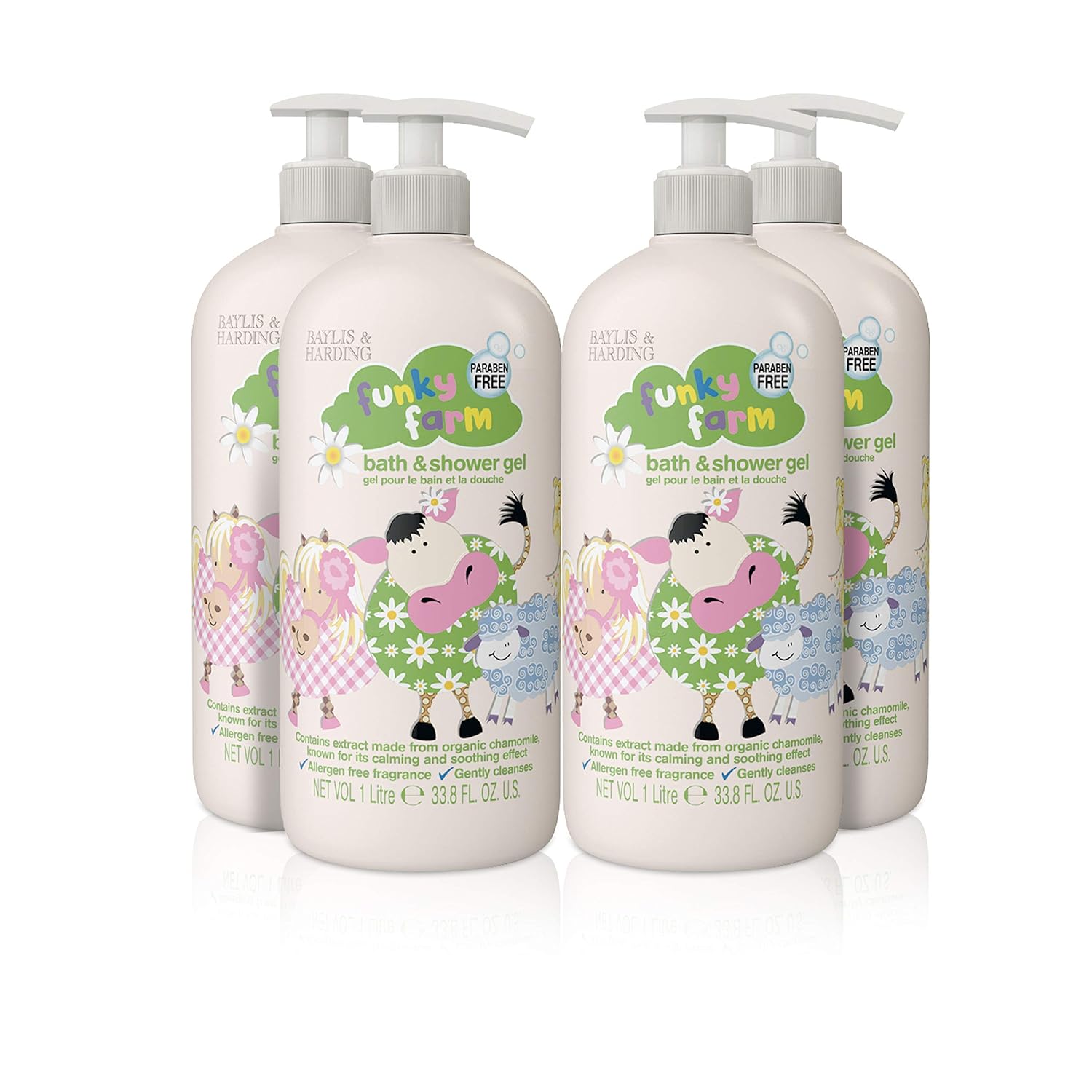Amazon.com : Baylis & Harding Funky Farm 1 Litre Bath & Shower Gel ...