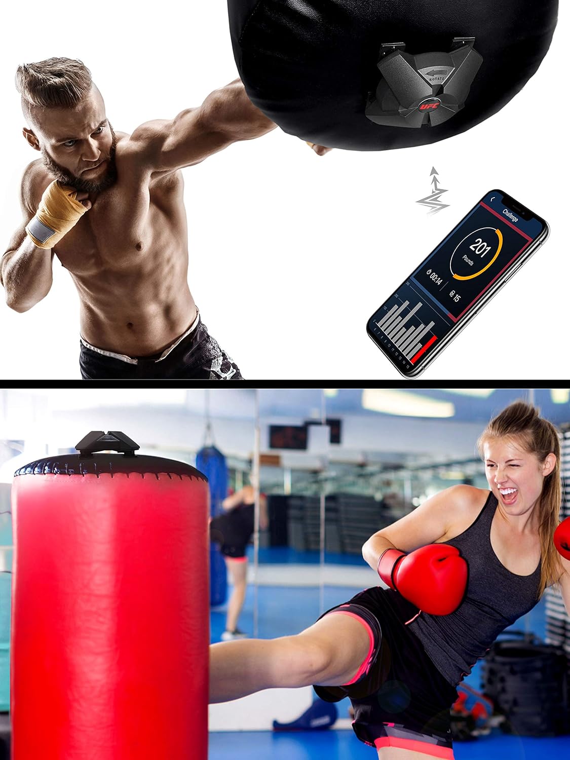 UFC Combat Strike Force Tracker Smart Device for Punching Bags ...