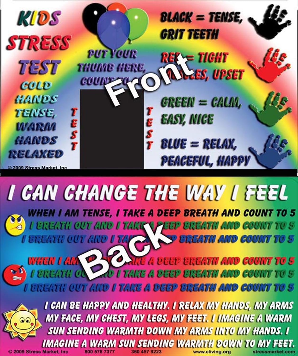 Amazon.com: Stress Cards Mood Cards - Kids MC29 Heavy cardstock 50 ...