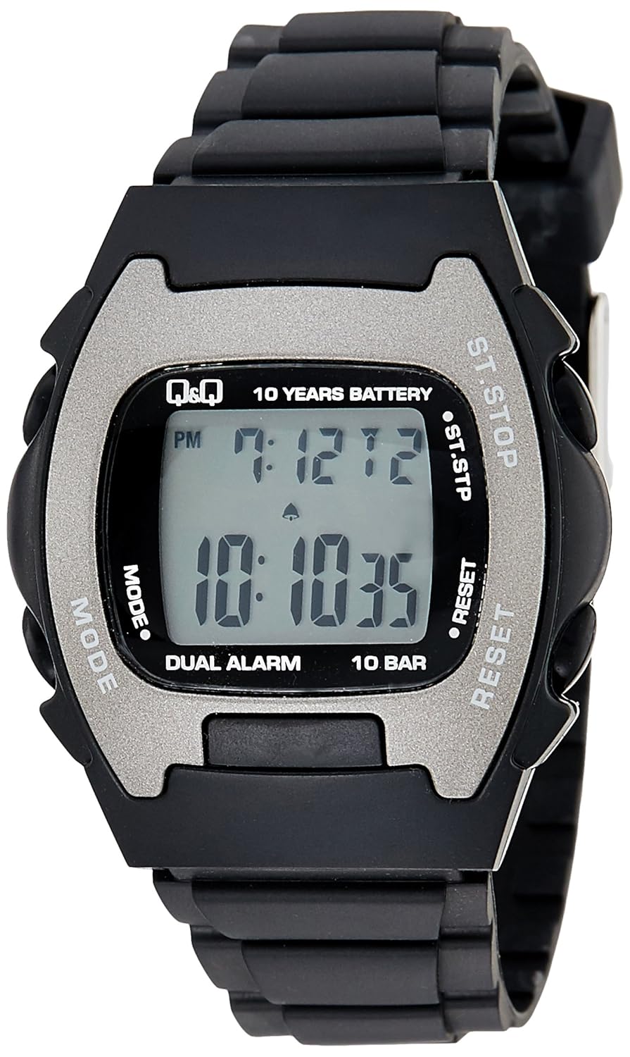 Buy Q&Q Digital Grey Dial Men's Watches - MAC5P110Y Online at Low ...