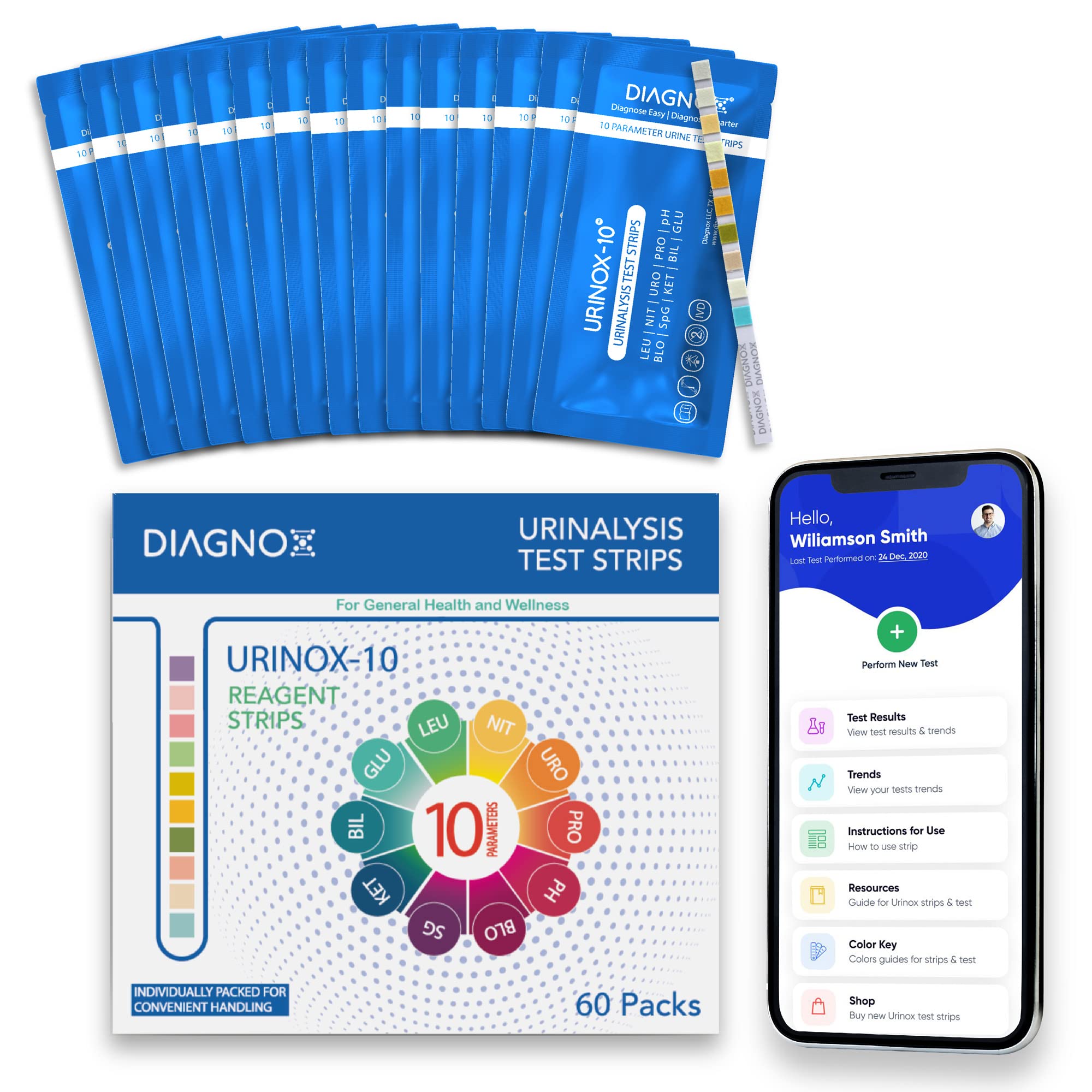 Mua Urine Test Strip (60 Packs) trên Amazon Mỹ chính hãng 2024 | Fado