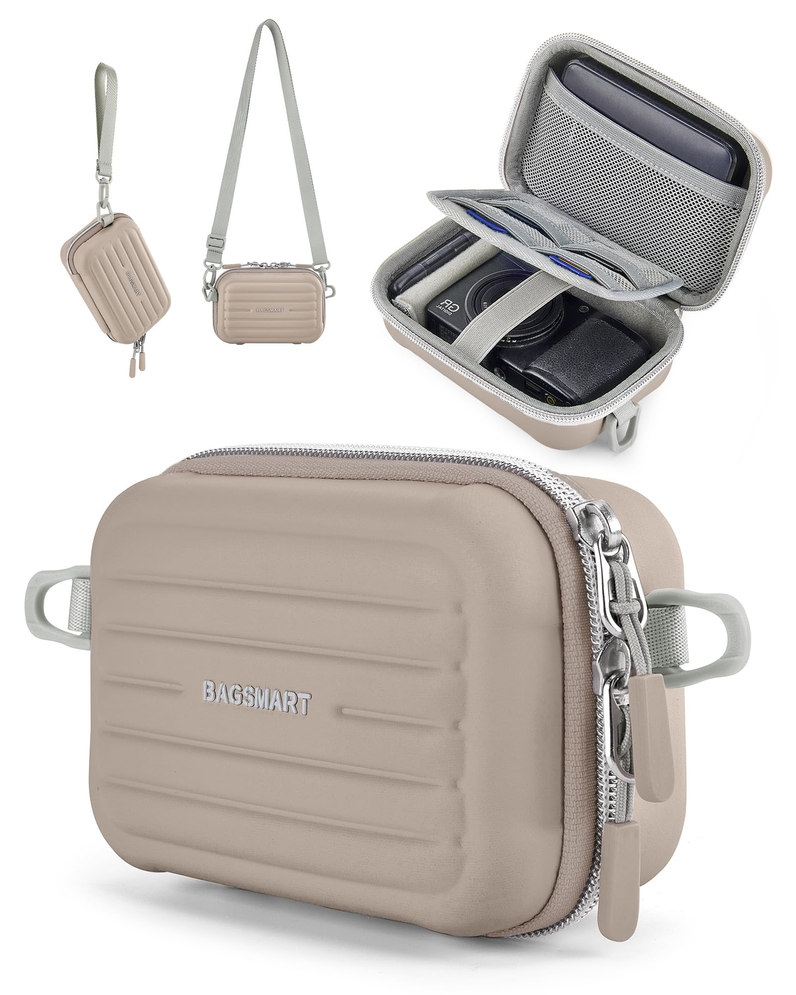 BAGSMART Digital Camera Case, Waterproof & Protective Small Camera Bag ...