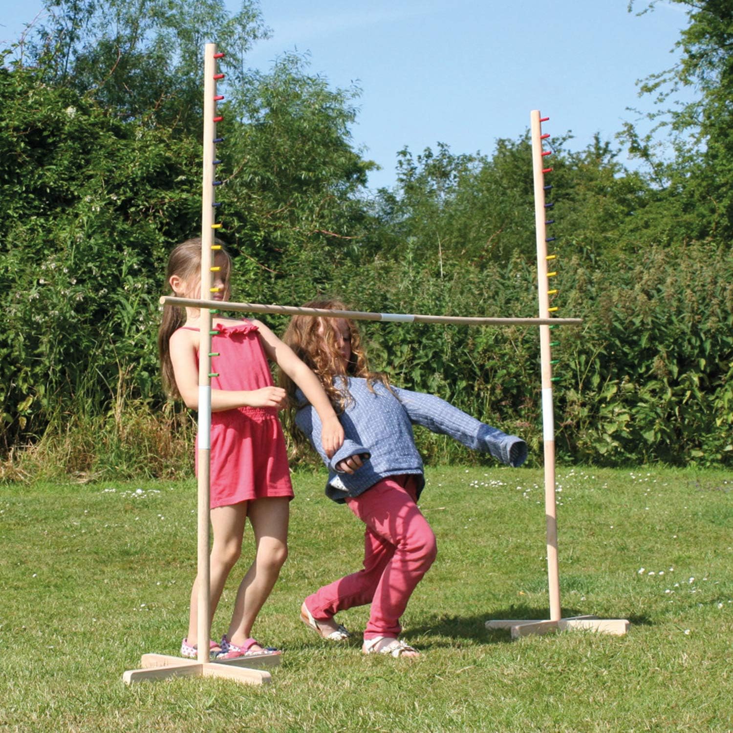Wooden Limbo Game in a Bag- NEW Stronger design with lower pegs for all ...