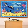 Amazon.com : party greeting Ocean Animal Bulletin Board Set Under The ...
