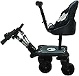 Amazon.com : Englacha 2-in-1 Cozy 4-Wheel Rider, Black - Child Rider ...