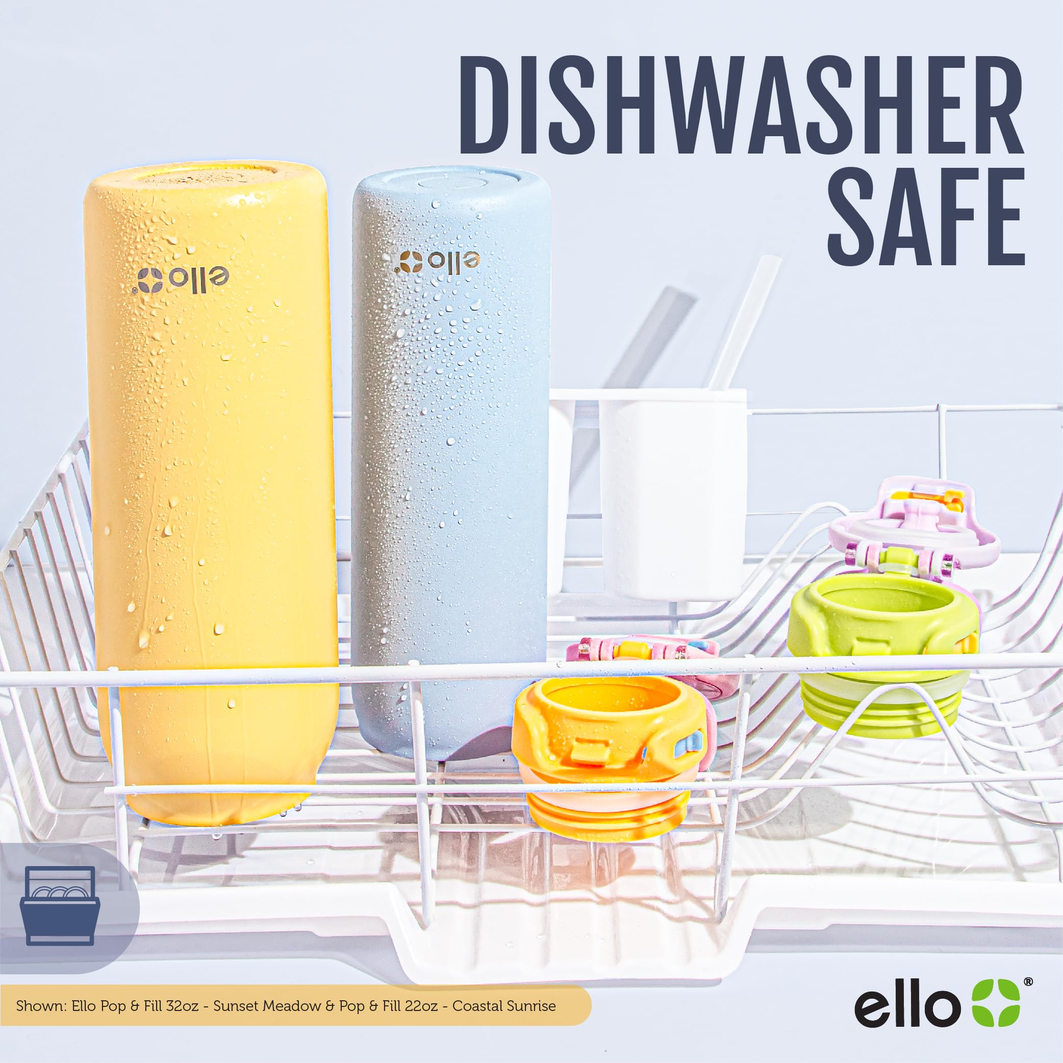 Mua Ello Pop & Fill Stainless Steel Water Bottle with Quick Fill ...