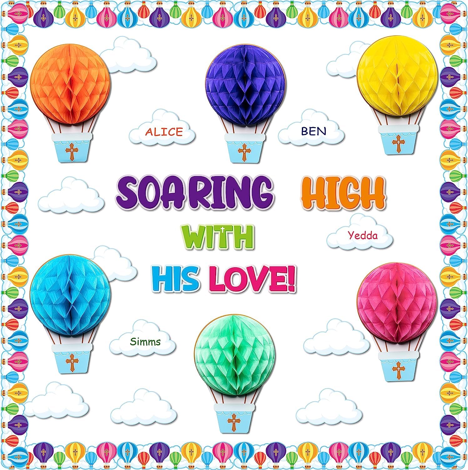 Mua Haooryx 83Pcs Soaring High with God’s Love Bulletin Board Set ...