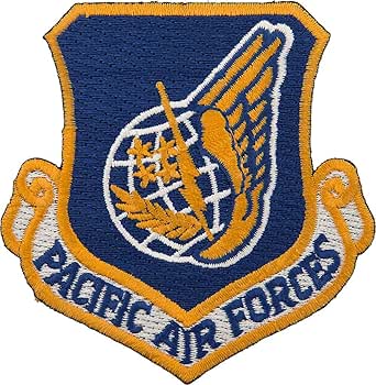 Amazon.com: Pacific Air Forces Command Patch Full Color: Clothing