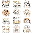 Amazon.com: Christian Bible Verse Fridge Magnet Stickers, 12Pcs Boho ...