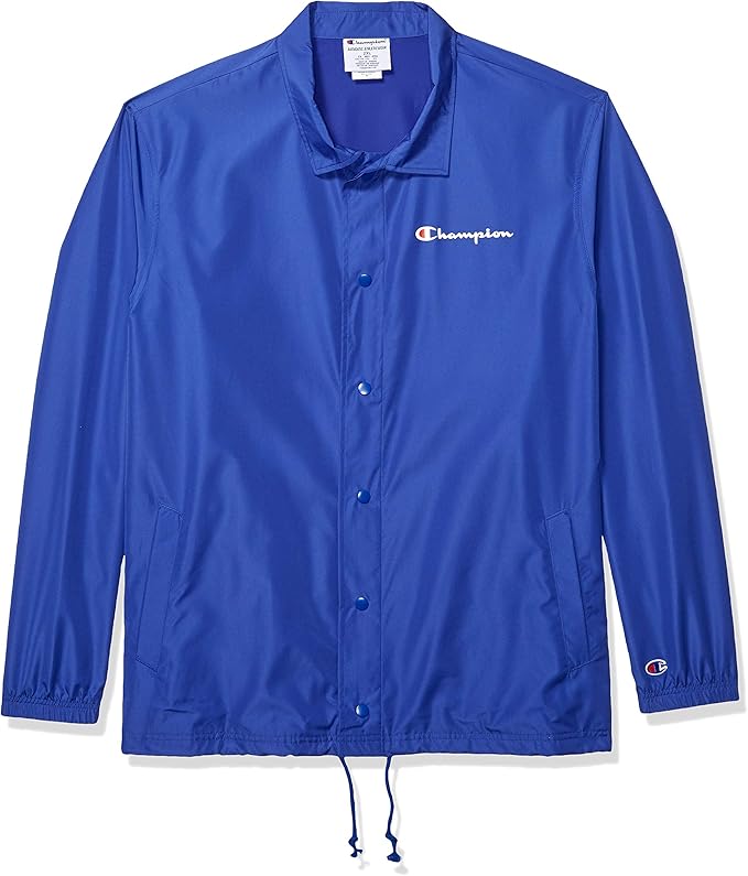 Champion Men's Classic Coaches Jacket, Surf the Web, XL: Amazon.co.uk ...