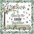 Amazon.com : gisgfim Greenery Classroom Tree Bulletin Board Decoration ...