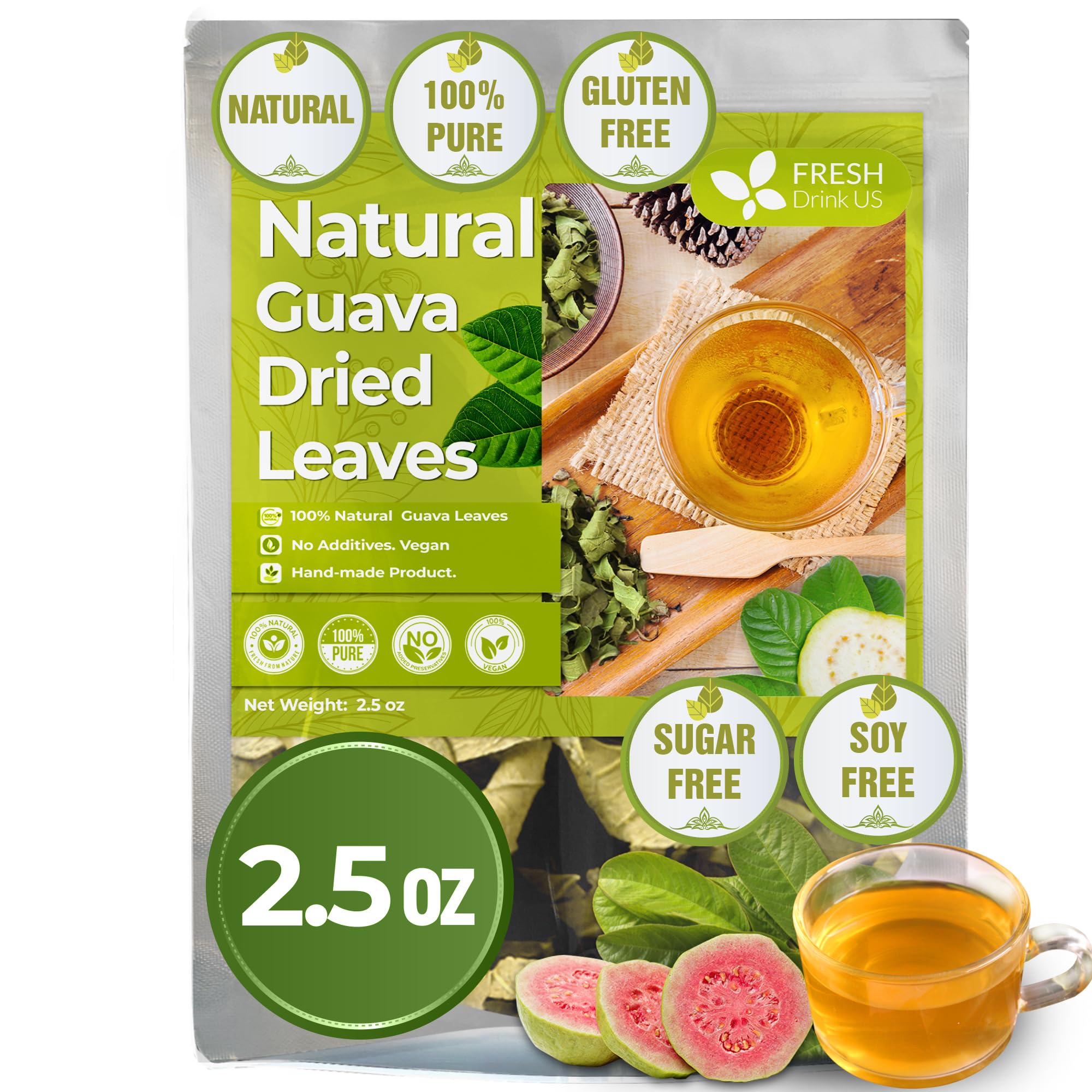 Mua 2.5oz Premium Dried Guava Leaves, Guava Leaf Tea, 100% Pure Guava ...