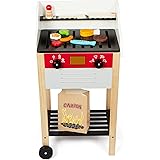 Hape - E3127 - Jeu d'Imitation en Bois - Cuisine - Barbecue du Chef: Amazon.fr: Jeux et Jouets