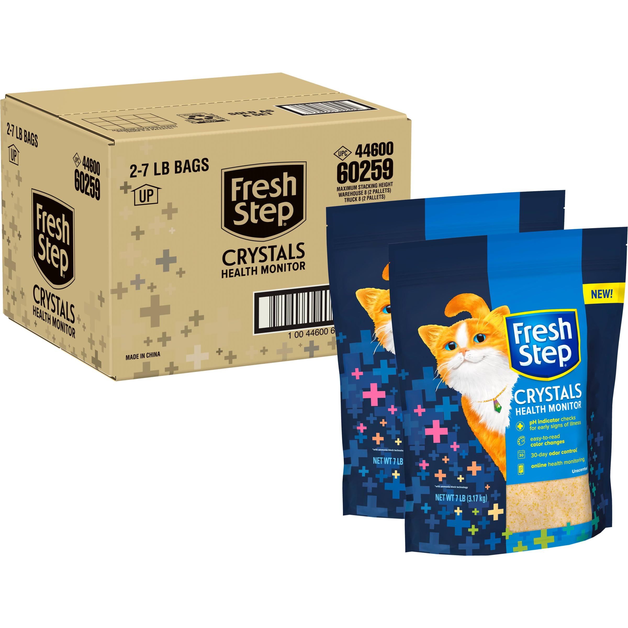 Mua Fresh Step Health Monitoring Crystal Cat Litter, Non-Clumping ...