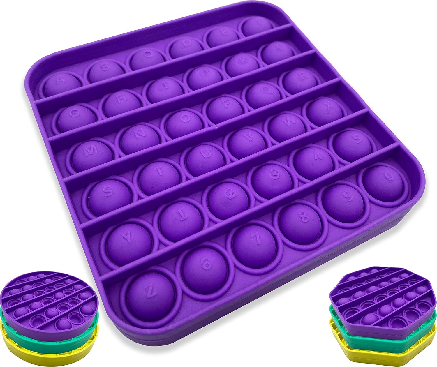 Wellnesself Fidget Toys Pop It, Sensory Toys for Autism, Fidget Toys ...