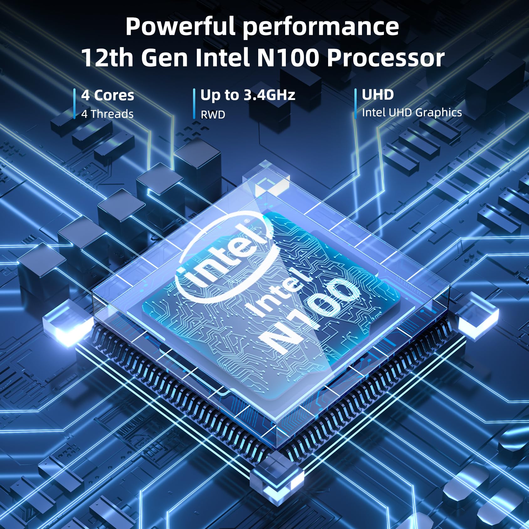 Mua jumper 16" Laptop Computer, 12th Intel N100 CPU Up to 3.4GHz, 16GB ...