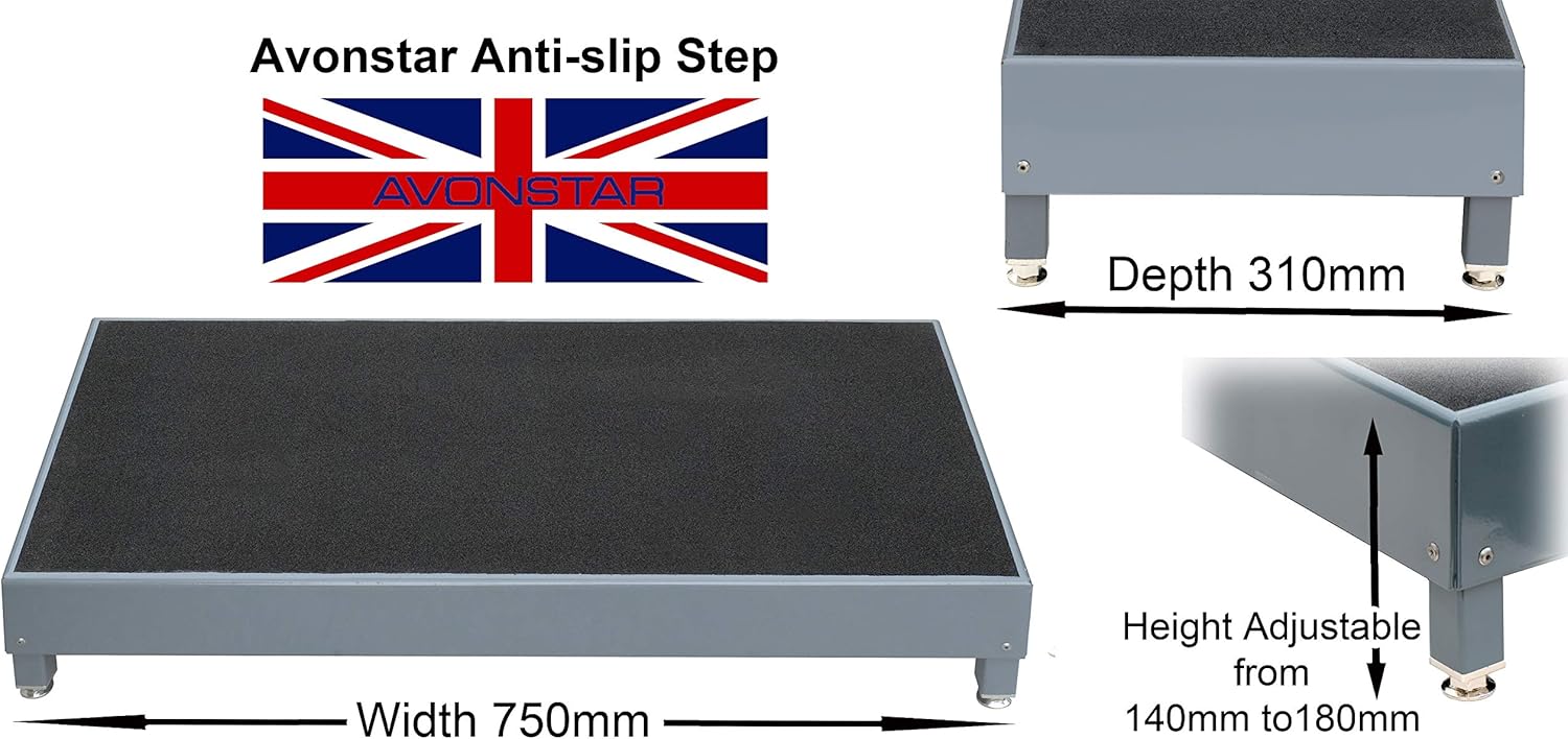 Avonstar Trading Company Limited Adjustable Height Half Step (Grippy ...