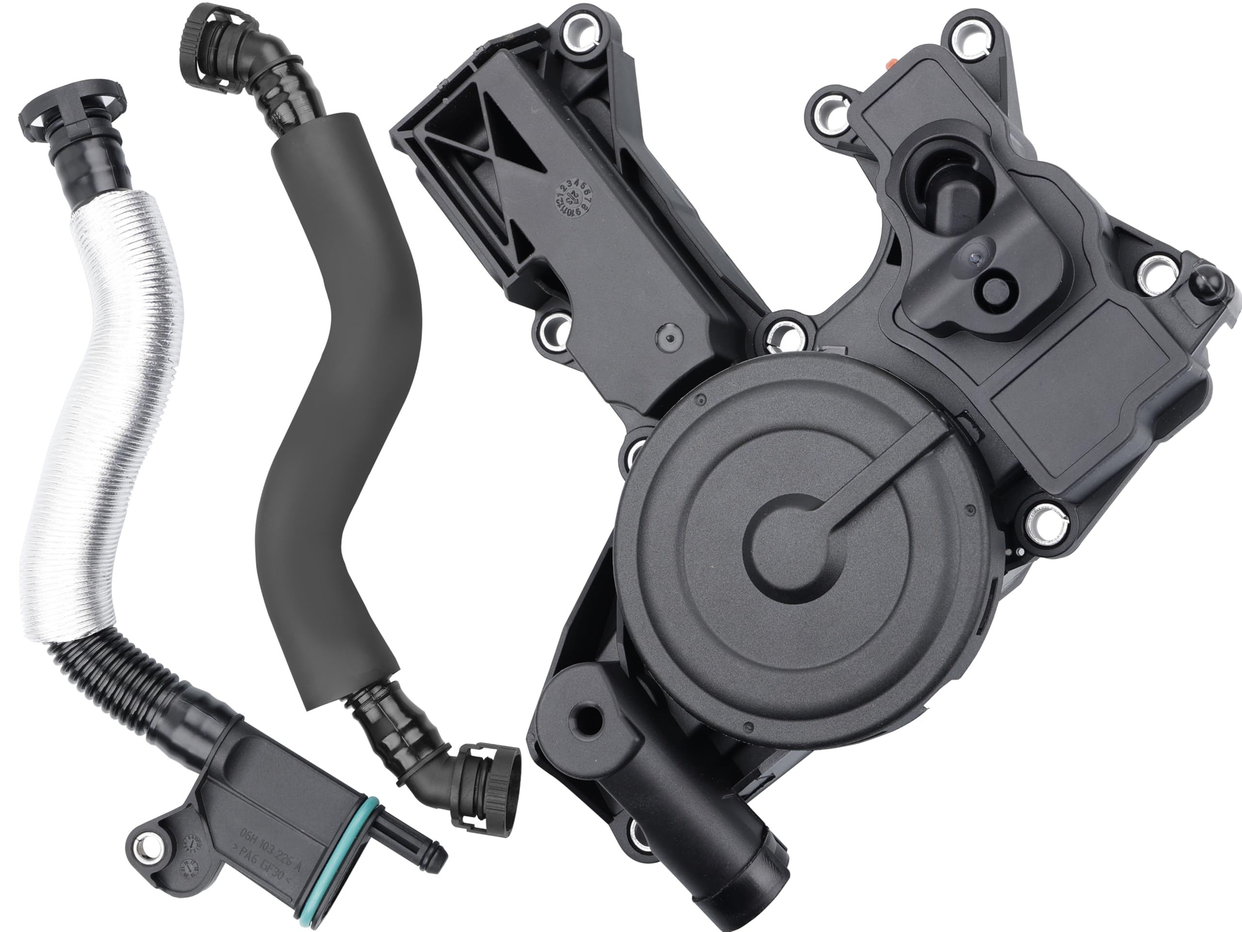 PCV Valve Engine Crankcase Vent Oil Separator Breather Hose 3-Piece ...