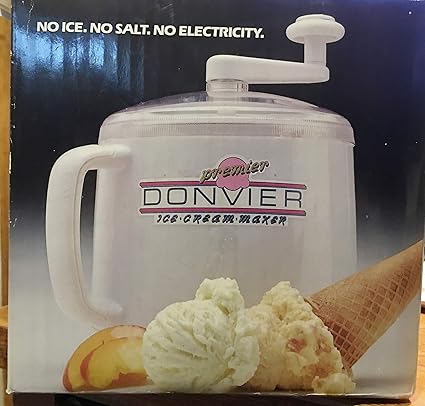 Amazon.com: Donvier Premier Ice Cream Maker Pint Size: Kitchen & Dining