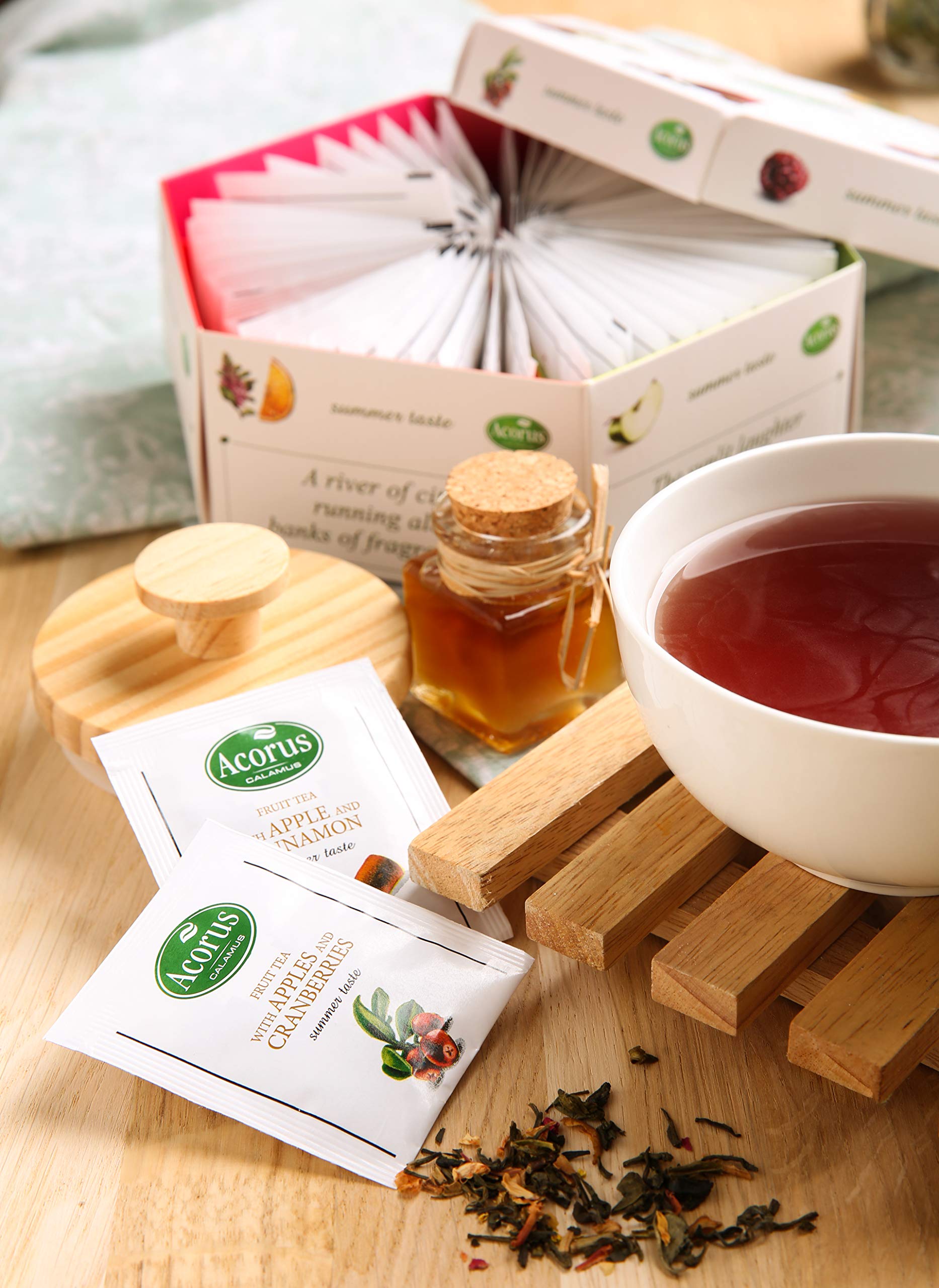 ACORUS Summer Taste – natural Fruit Tea Set of six different flavours ...