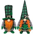 Amazon.com: St Patrick's Day Gnomes Plush Decoration, 2 Pack different ...